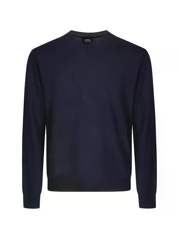 A.p.c. Matthieu Crewneck Sweater - Blue
