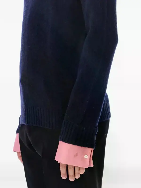 Prada Shetland Wool Crew-neck Sweater