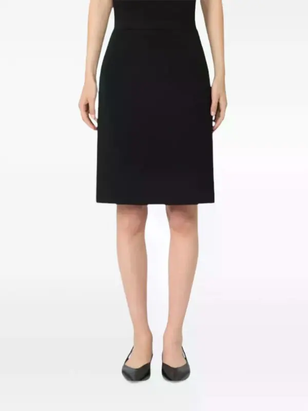 Max Mara High-waited Straight-leg Mini Skirt