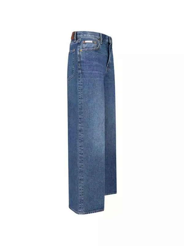 Calvin Klein Logo-patch Straight-leg Jeans