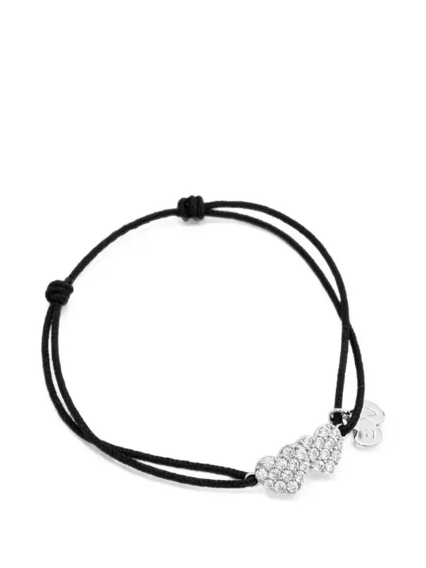 Zadig&Voltaire Link-heart Strass Bracelet - Silver