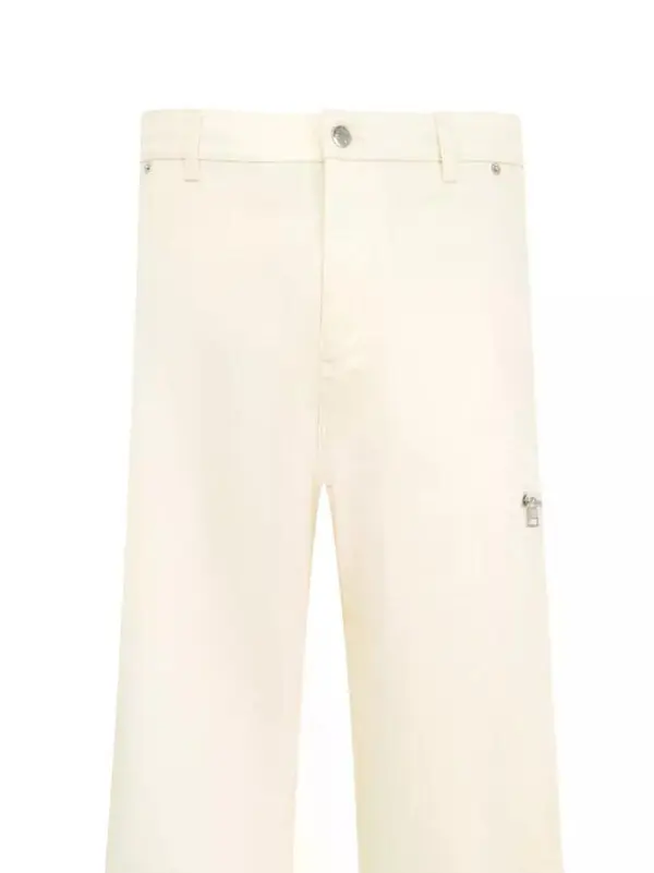 Moncler Logo-plaque Straight-leg Trousers