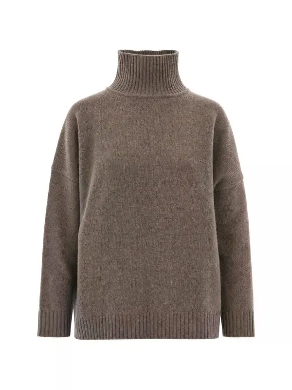 Max Mara Turtleneck Drop-shoulder Sweater