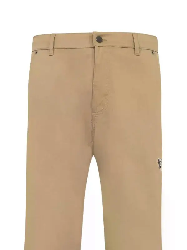 Moncler Logo-patch Straight-leg Trousers