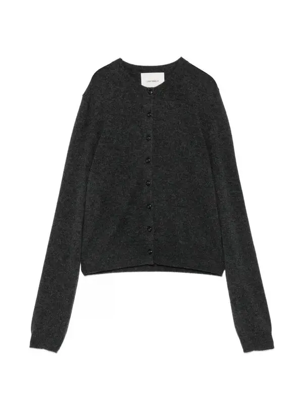LISA YANG Button-up Knitted Cardigan - Grey