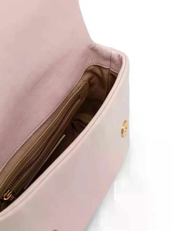 Moschino Heart-patch Twisted-handle Tote Bag