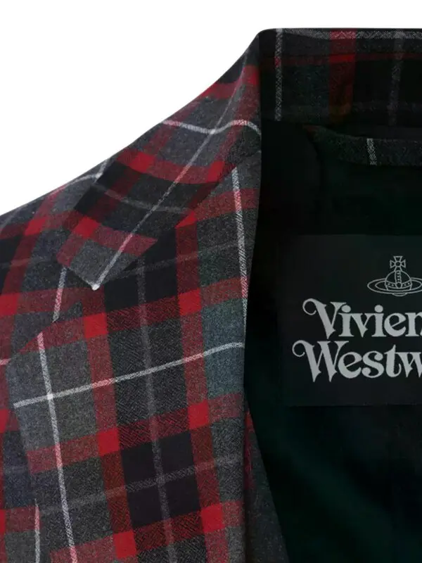 VIVIENNE WESTWOOD Tartan-check Wool Jacket