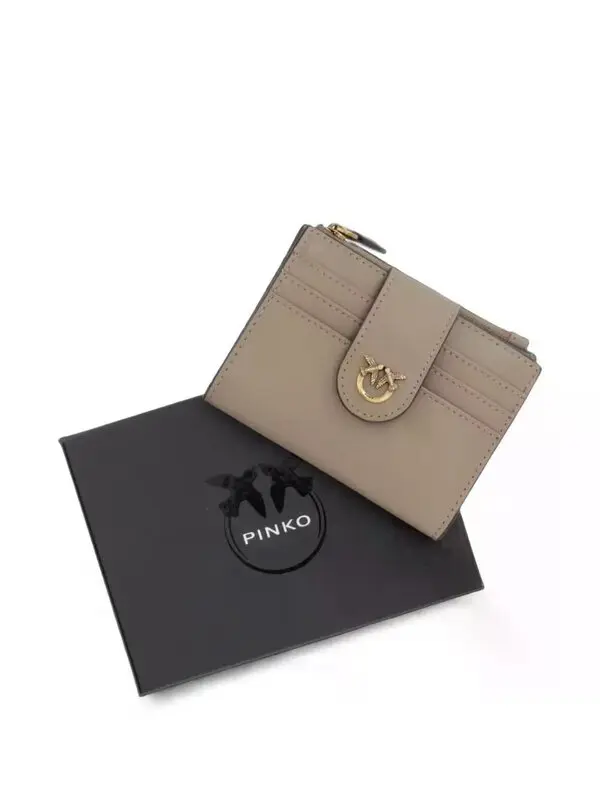 Pinko Small Love Birds-logo Leather Wallet