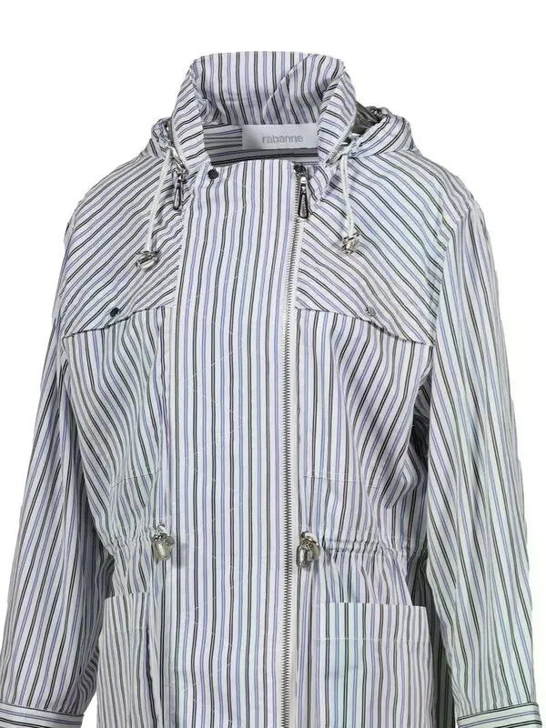 Rabanne Striped Drawstring Jacket