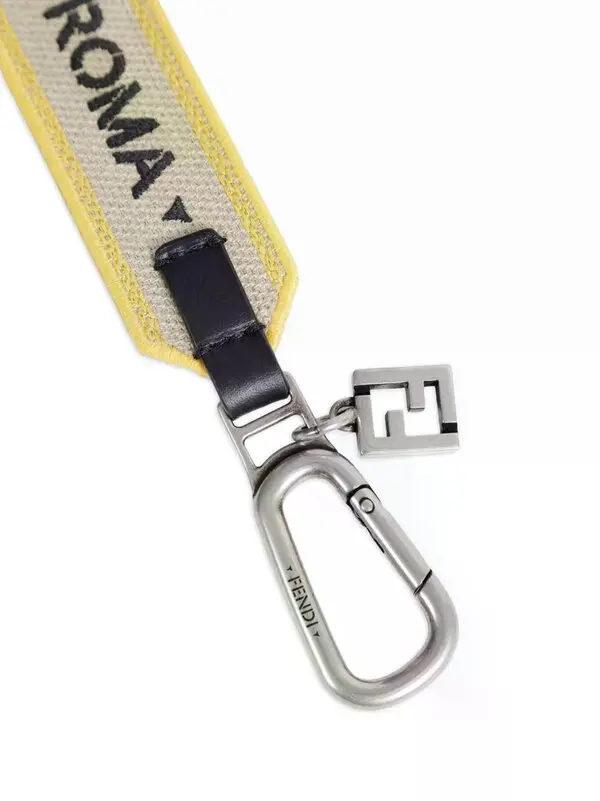 Fendi 1925 Logo-embroidered Keyring