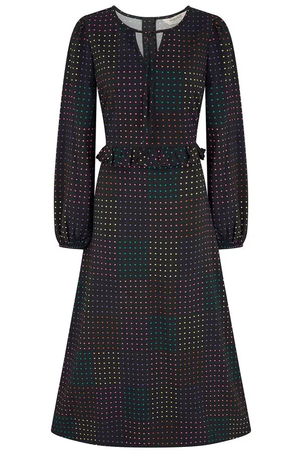 SUGARHILL BRIGHTON Crystal Midi Dress Dots