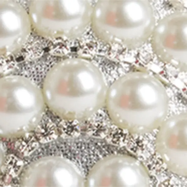DAVID CHARLES Faux Pearl Embellished Cross-body Bag