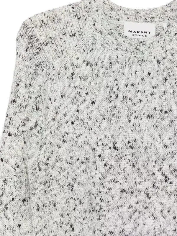 MARANT ETOILE Anya Marl-knit Raglan-sleeve Knitwear