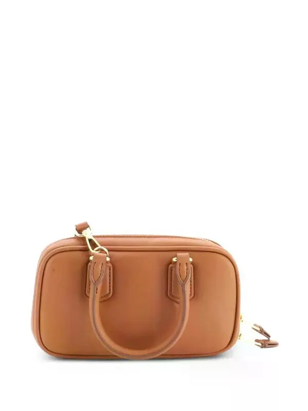 Miu Miu Arcadie Mini Satchel Leather Top Handle Bag