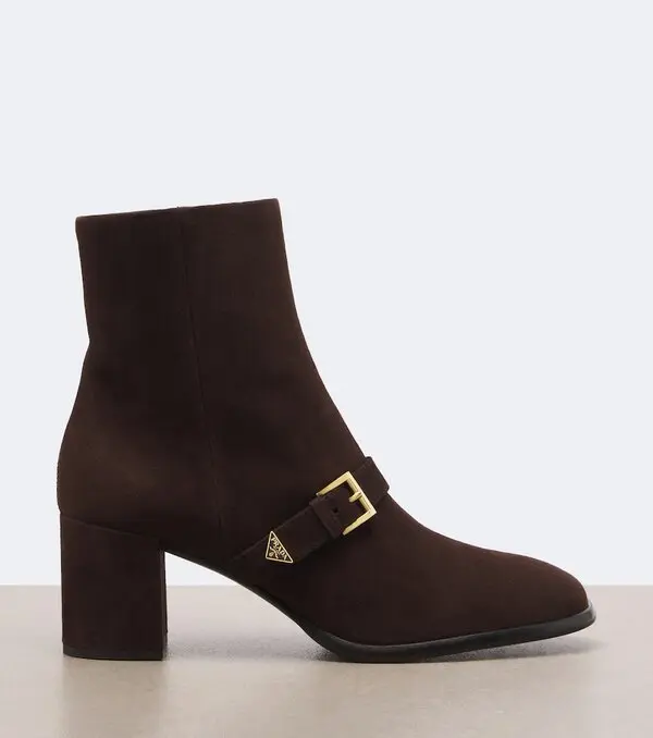 Prada Suede Ankle Boots