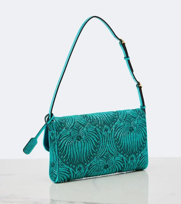Valentino Garavani Small Cloque Jacquard Shoulder Bag