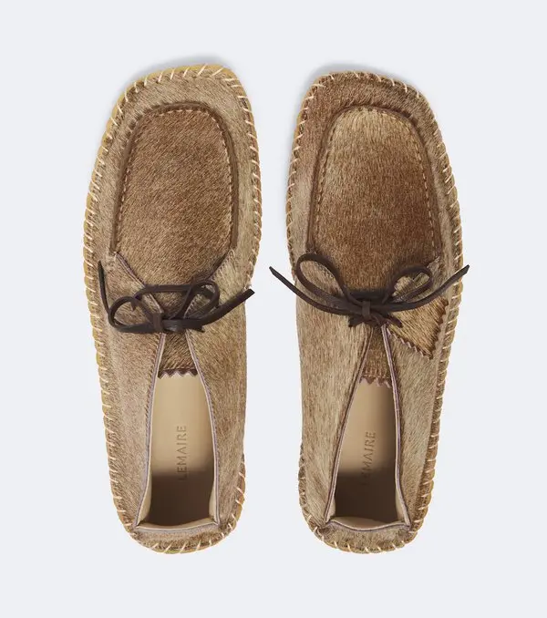 LEMAIRE Calf Hair Desert Boots