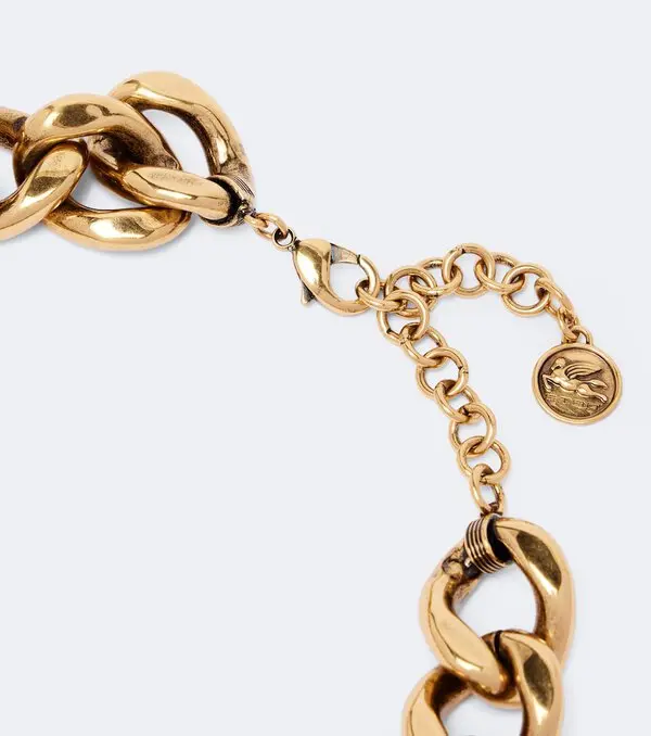 Etro Embellished Chain Necklace
