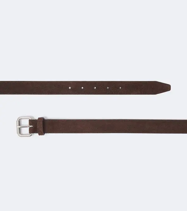 THE ROW Geo Suede Belt