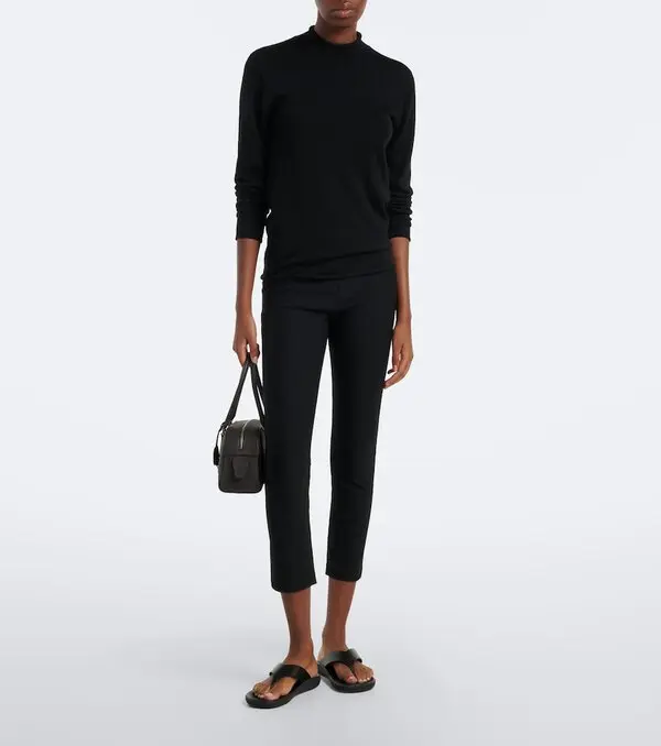 THE ROW E/w India Small Leather Shoulder Bag