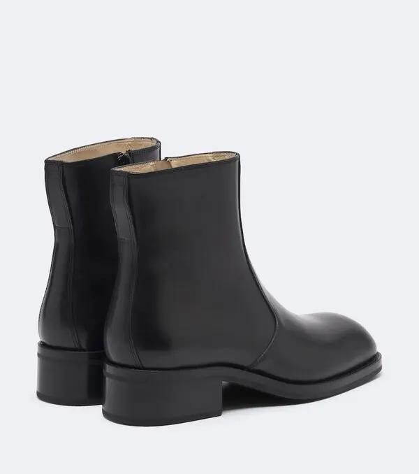 LEMAIRE Leather Ankle Boots