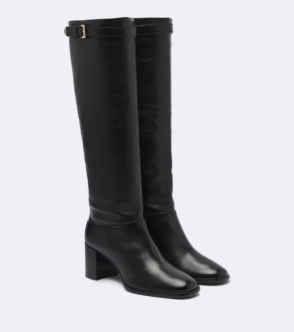 Prada Leather Knee-high Boots
