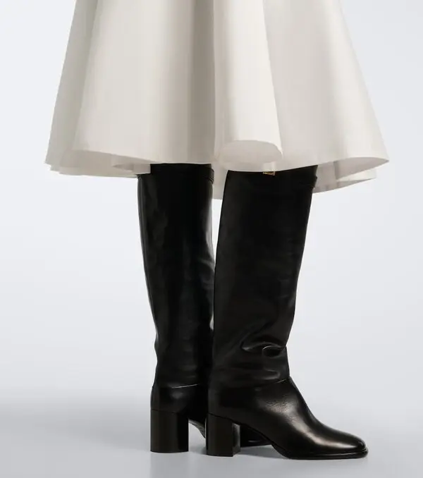 Prada Leather Knee-high Boots