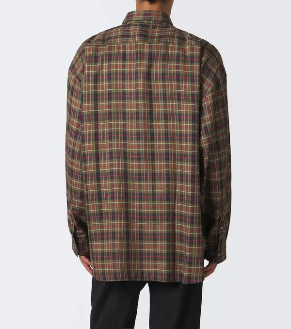 Acne Studios Plaid Flannel Shirt
