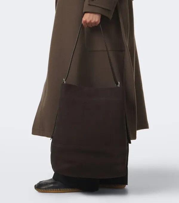 LEMAIRE Belted Leather Tote Bag