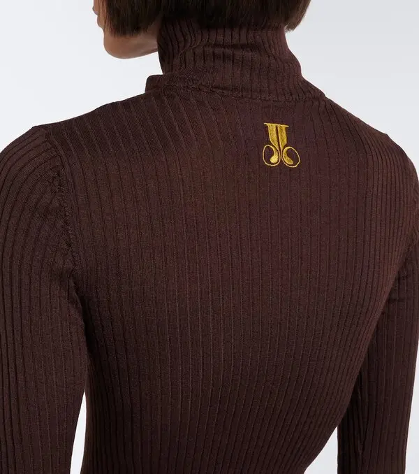 La DoubleJ Feather-trimmed Cashmere And Silk Top