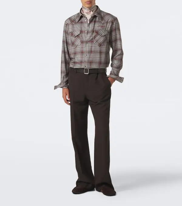 Acne Studios Herringbone Straight Pants