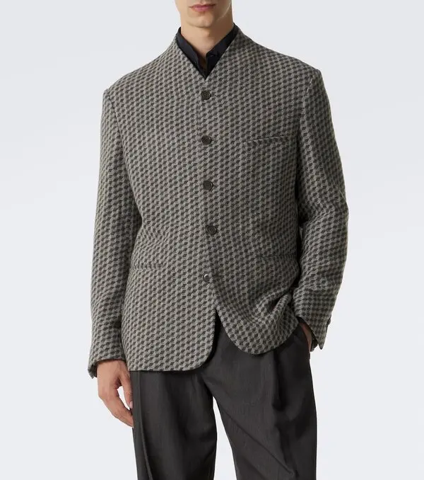 Giorgio Armani Cashmere And Wool-blend Blazer
