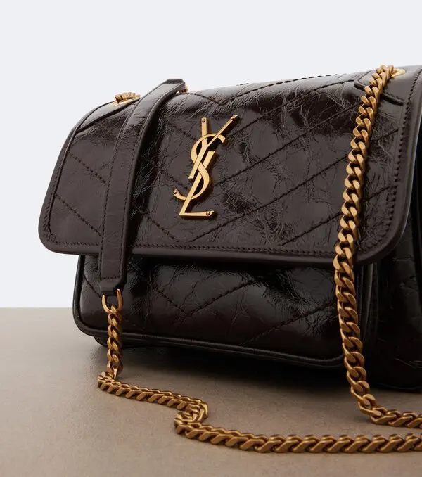 Saint Laurent Niki Small Leather Shoulder Bag