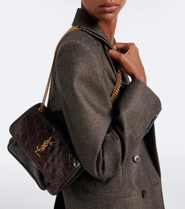 Saint Laurent Niki Small Leather Shoulder Bag