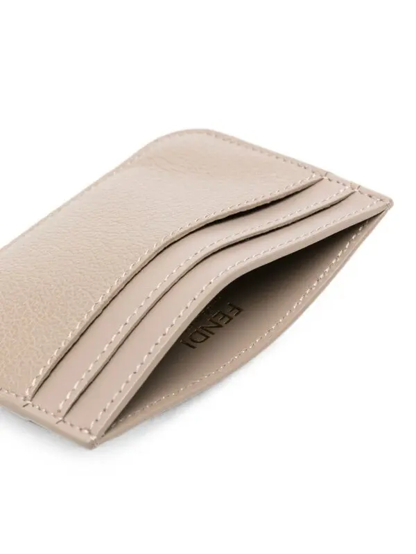 Fendi Ff Leather Card Case