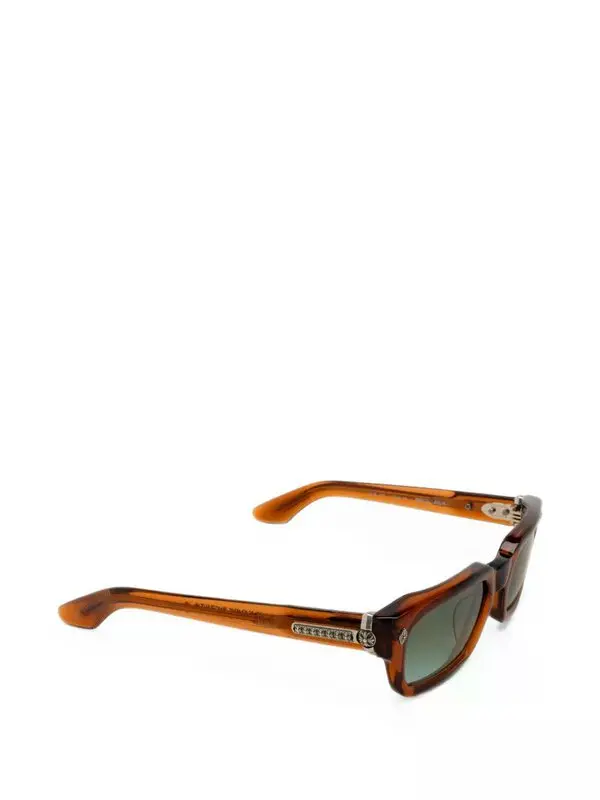Chrome Hearts Miscellanus Rectangle-frame Sunglasses