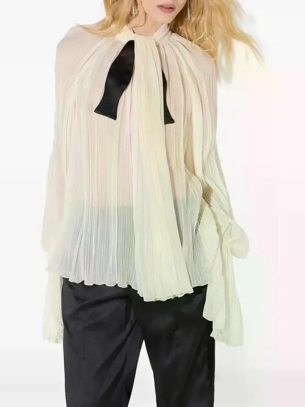 Elisabetta Franchi Blouse In Crepon Fabric
