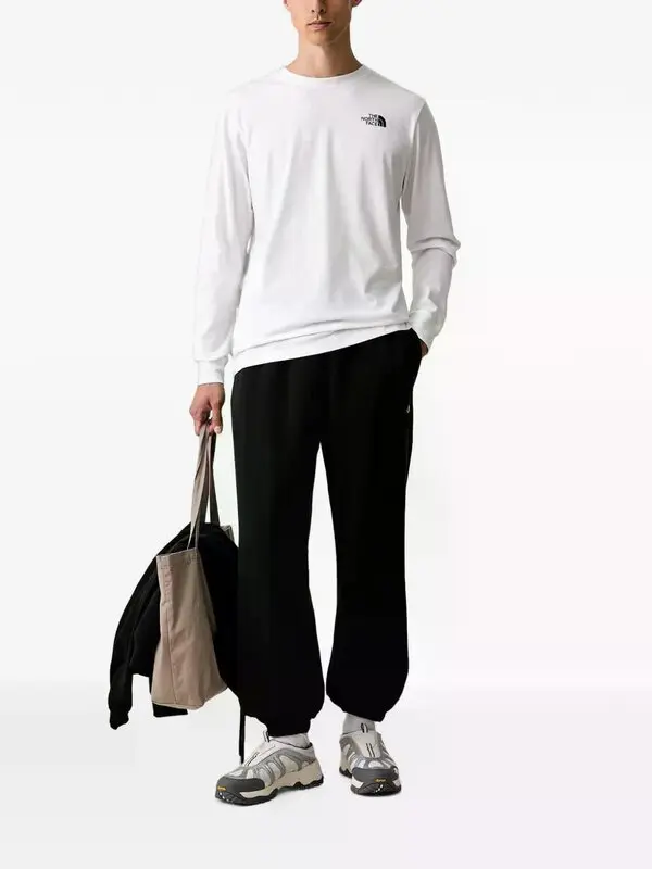 The North Face Tnf Essential Logo-embroidered Track Pants - Black