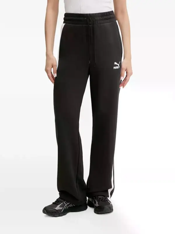 PUMA Iconic T7 Stripe Logo Wide Leg Trousers