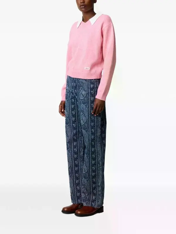 Claudie Pierlot Detachable Collar Knit Jumper