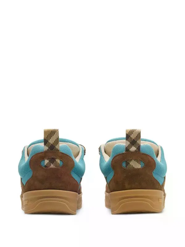 Burberry Suede Appliqué Arc Trainers