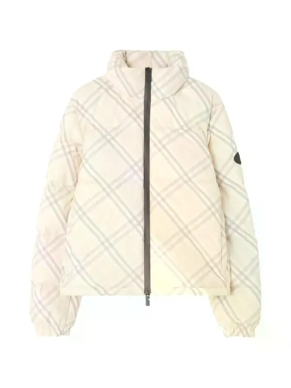 Burberry Check Ambleside Puffer Jacket - Neutrals