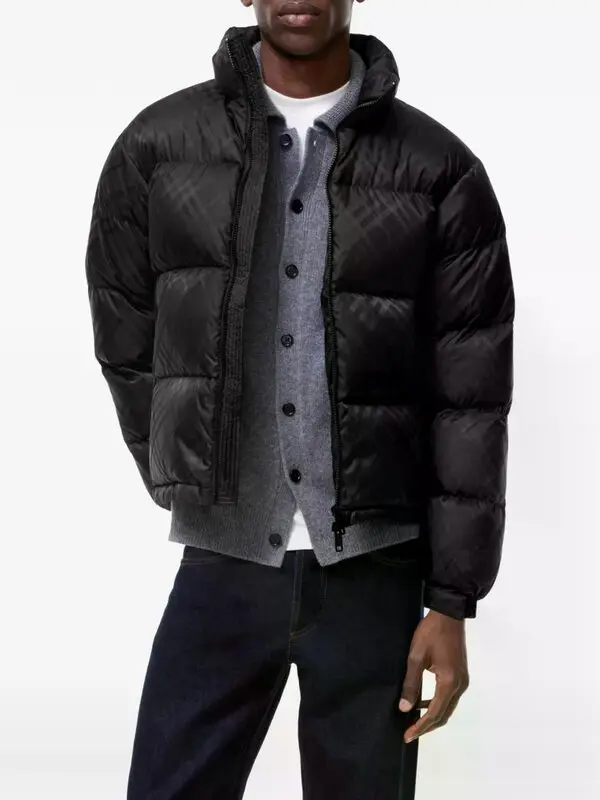 Burberry Check Nylon Highlands Puffer Jacket