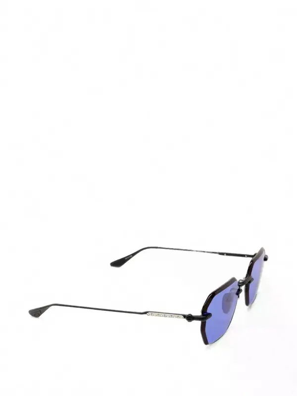 Chrome Hearts Hole Shot Geometric-frame Sunglasses