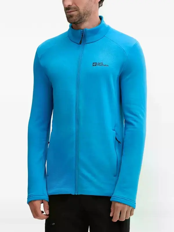 JACK WOLFSKIN Zip-up Track Jacket - Blue