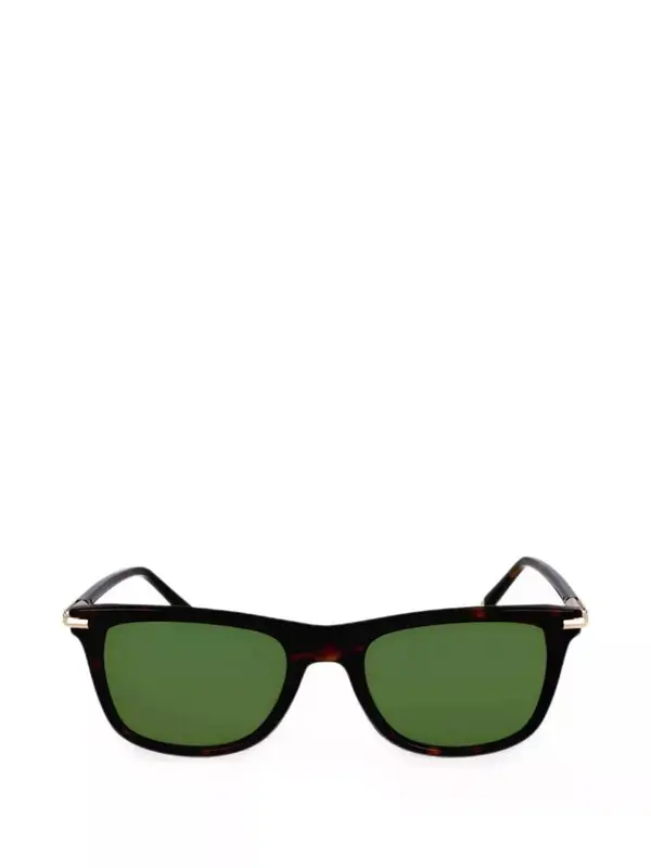 FERRAGAMO Tortoiseshell-effect Square-frame Sunglasses