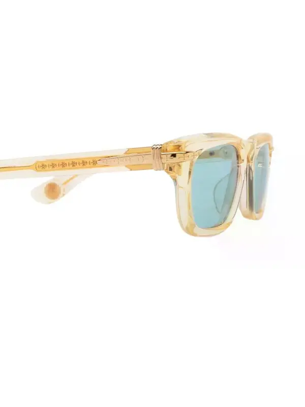 Chrome Hearts Trypoleagain Square-frame Sunglasses