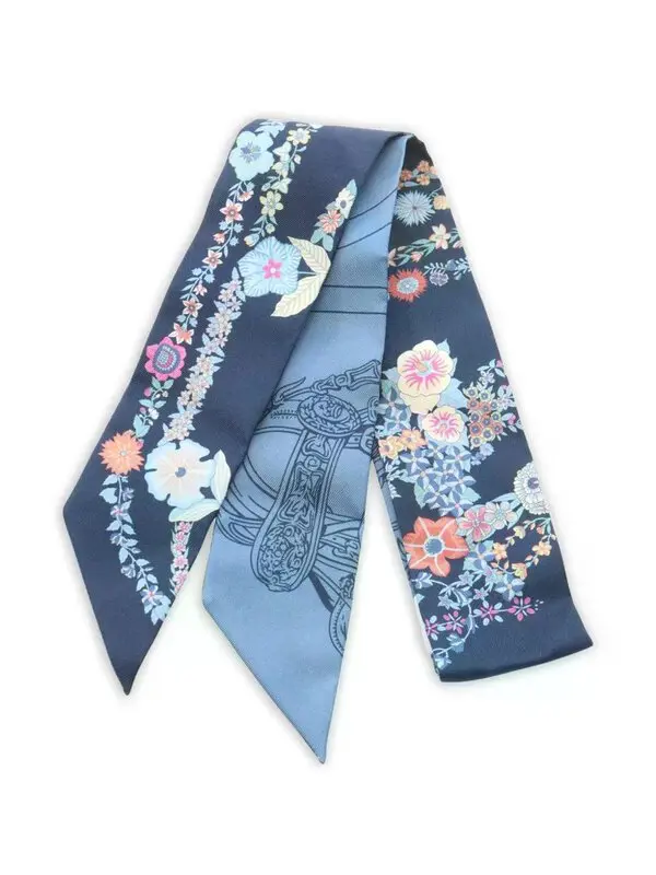 Hermès Brides De Gala En Fleurs Scarf