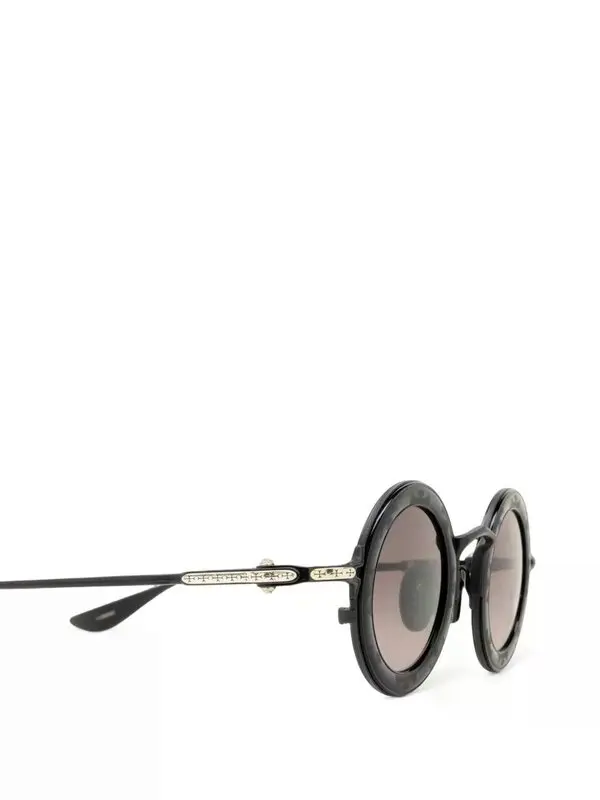 Chrome Hearts Cliticism Round-frame Sunglasses