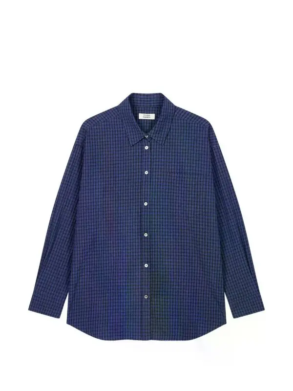 STUDIO TOMBOY Check-pattern Oversized Shirt